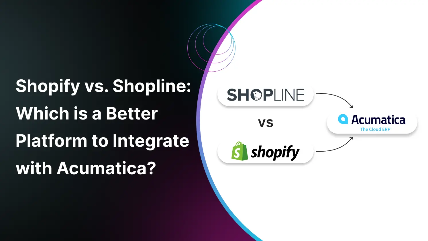 Shopify vs. Shopline: Which is a Better Platform to Integrate with Acumatica? | SAAS Integrator